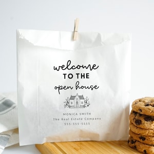 Welcome to the Open House Bakery Bags, Real Estate Mortgage Pop By ...