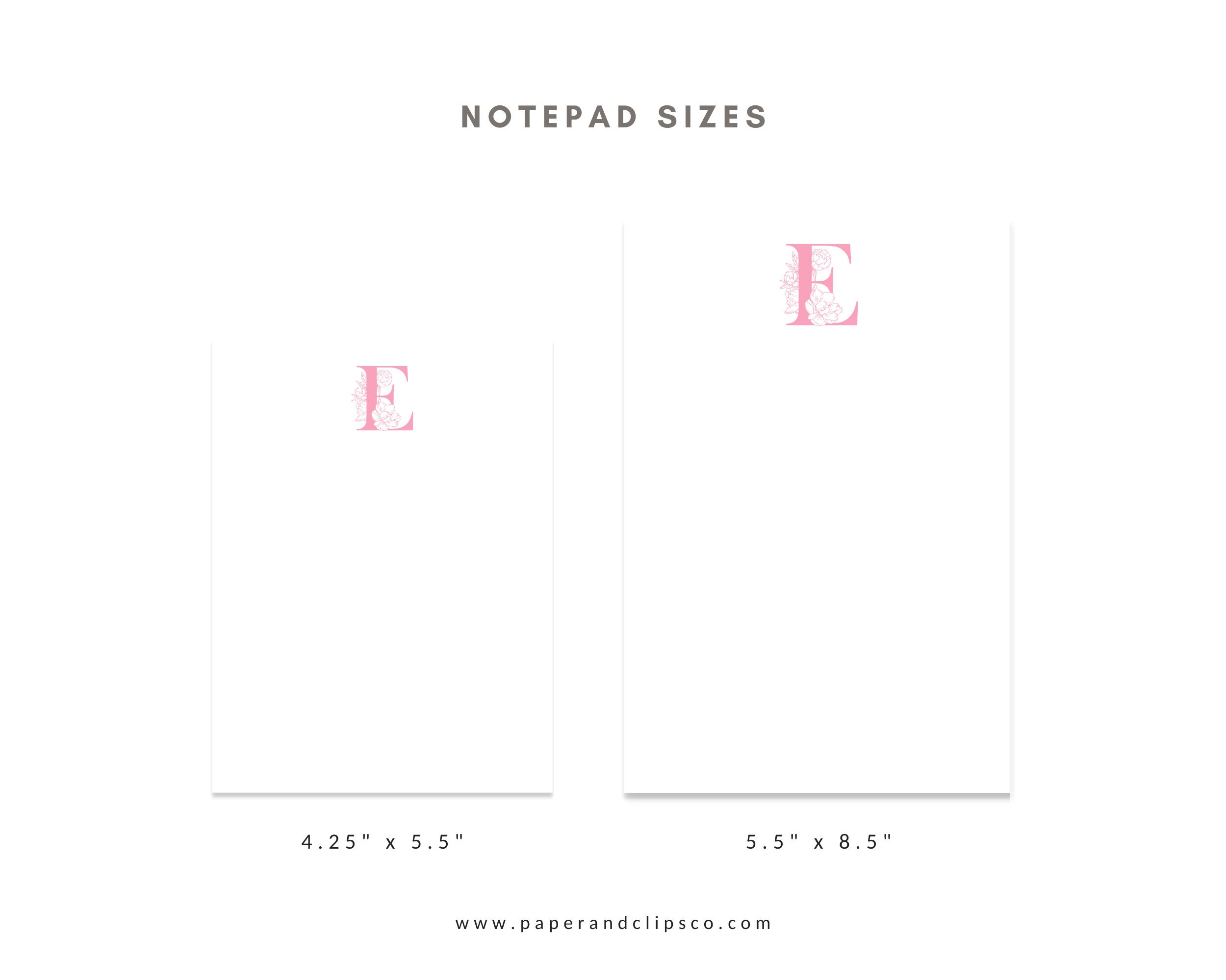Personalized Name Notepads, Girls Stationery, Valentine's Day Gift ...