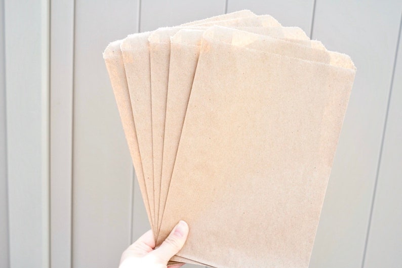 25 BLANK 6x9 Large Kraft Brown Paper Bags Wedding Favor Bags - Etsy