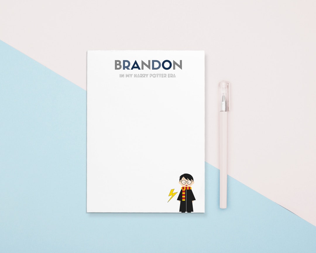 Personalized Kids Notepad Harry Potter Gifts for Kids Birthday Party ...