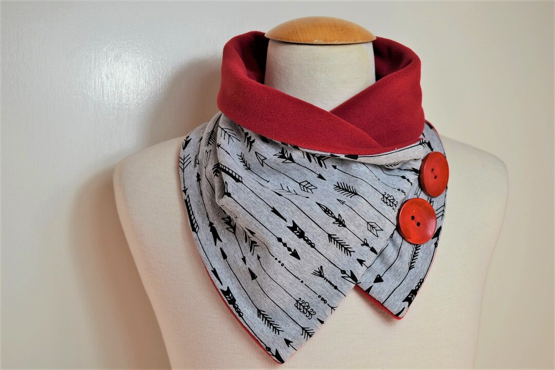 Button Loop Arrow, Button Loops, Loops, Scarf, Scarf With Buttons ...
