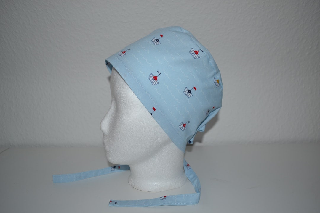 Surgical Cap Ships Terry Cloth Band, Scrub Cap, Chef's Cap, Bandana ...
