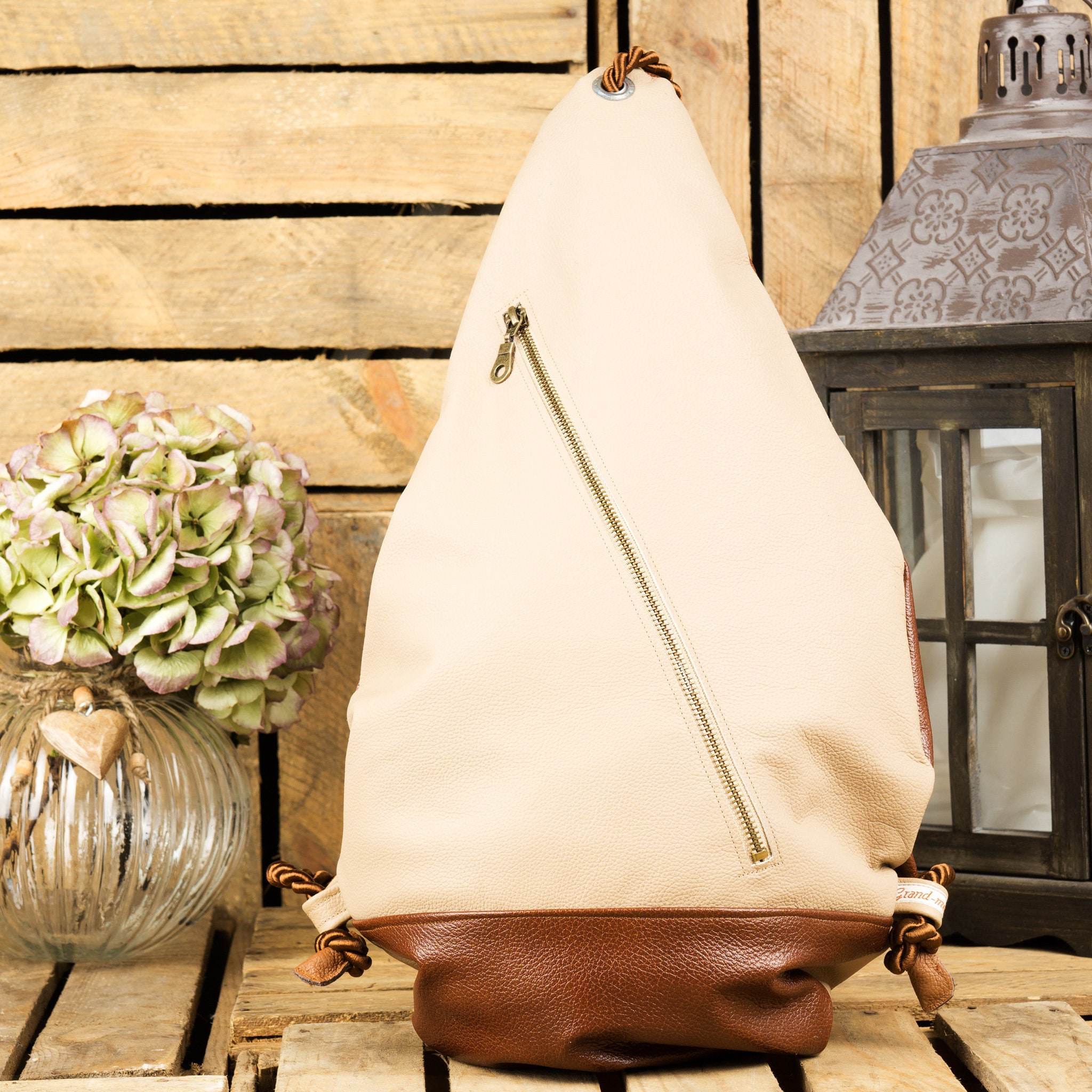 Echtleder handmade Rucksack