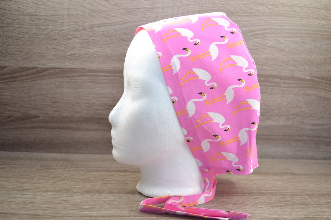Surgical Cap Flamingo, Scrub Cap, Bandana, Cosmetic Cap, Peeling Cap ...