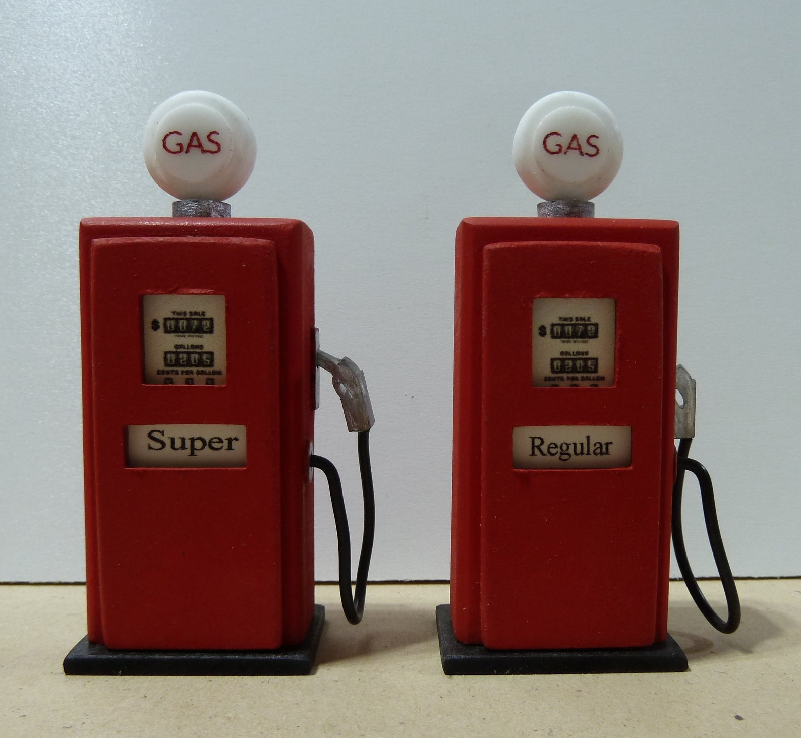 1/24-1/25 Scale Vintage Globe Gas Pump Model (2 Pumps) Finished and ...