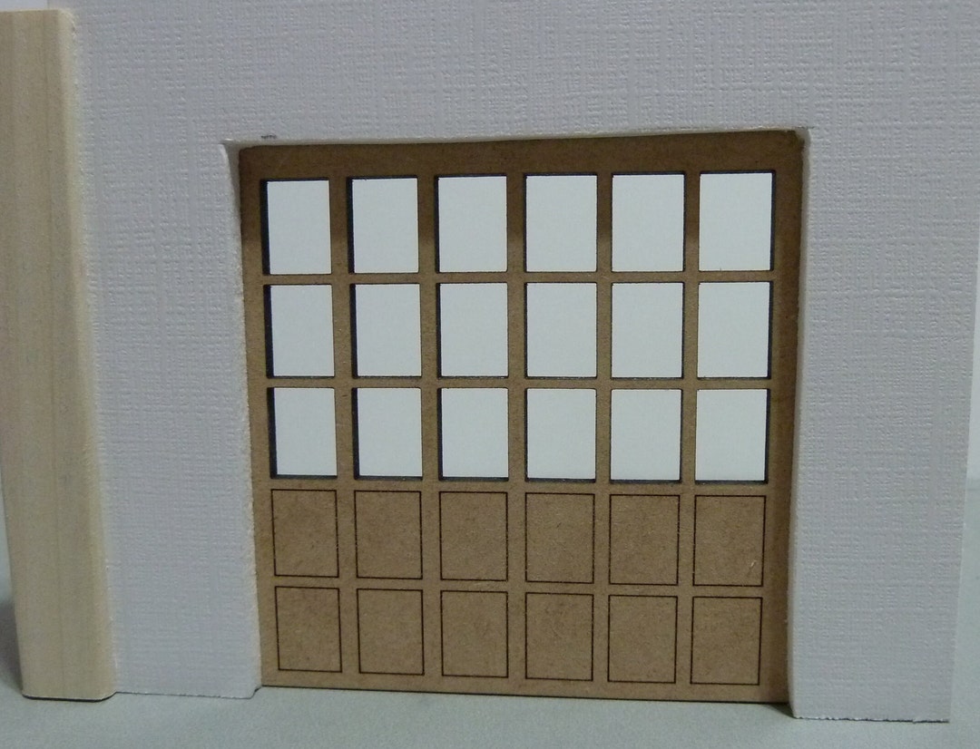 UNFINISHED-1:24 Scale Garage Gas Station Doors 3 Styles and 3 Wood ...
