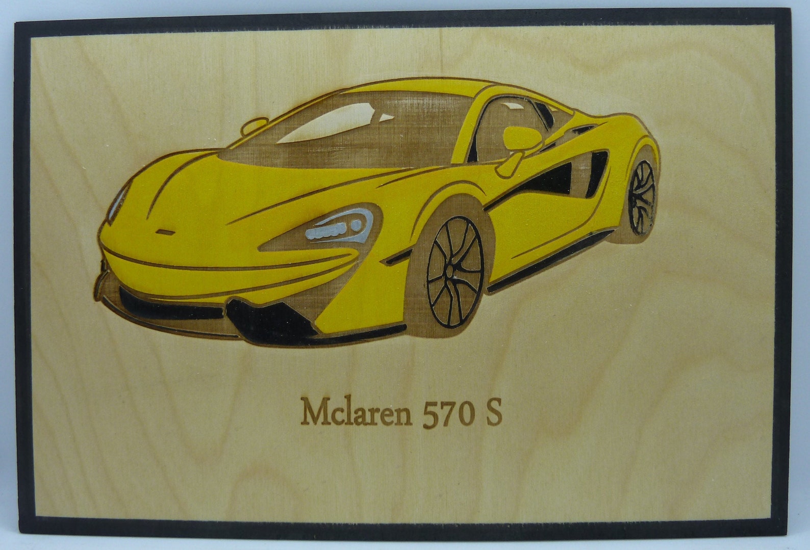 Laser Cut Wood Car Plaques-wall Art-counter Displays Mclaren - Etsy