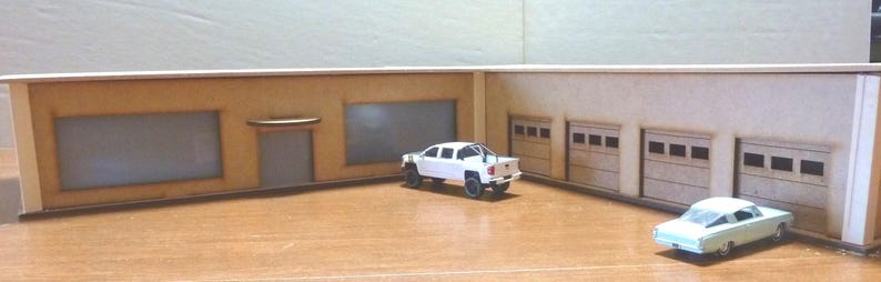 Unfinished 1/64 Scale Garage Diorama: DIY Model Kit Combo - Etsy