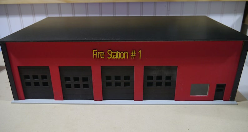 1-64 Scale Firehouse/garage Digital File-this is NOT A PHYSICAL PRODUCT ...