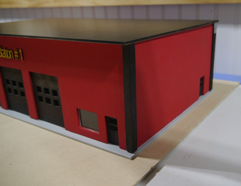 1-64 Scale Firehouse/garage Digital File-this is NOT A PHYSICAL PRODUCT ...