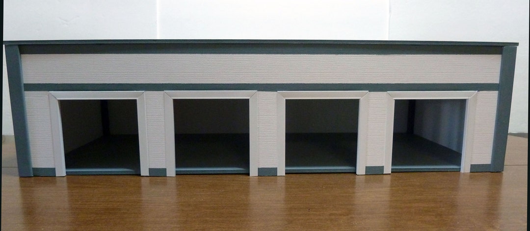 Custom Built Sturdy/quality 4 Car Garage/ Easy Assembly 1:24 Diorama - Etsy