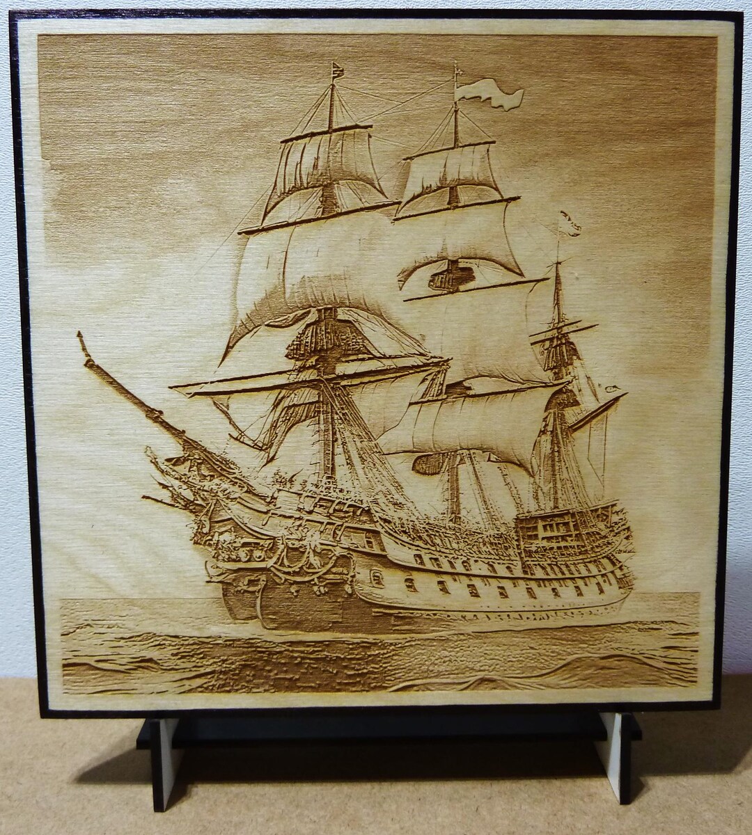 A pirate Ship laser Cut Wood Plaques-wall Art-counter Displays - Etsy