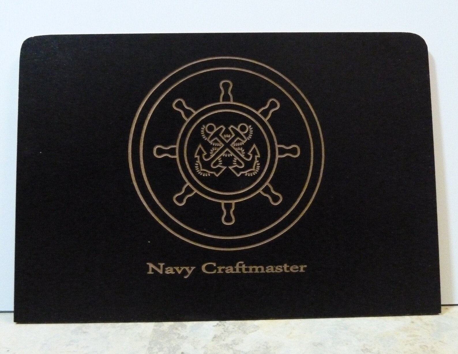Laser Cut Plaques-Wall Art-Counter Displays-Navy Craftmaster Insignia ...