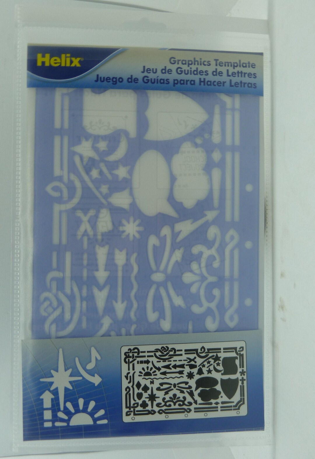 Helix Graphics Template Stencils for Drawing Creating Shapes - Etsy