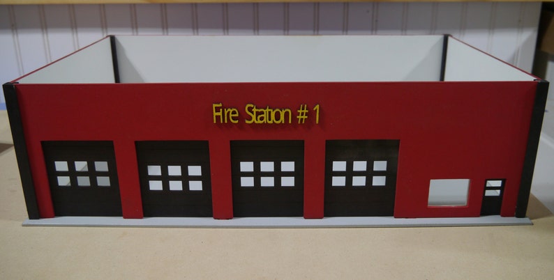 1-64 Scale Firehouse/garage Digital File-this is NOT A PHYSICAL PRODUCT ...