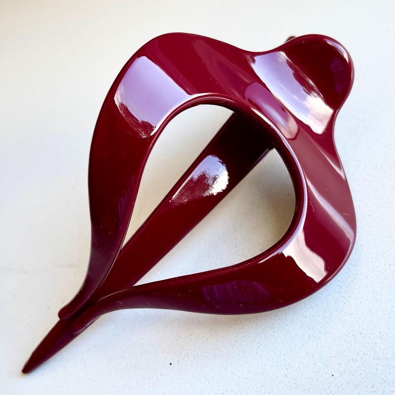 Long Flat Hair Clip - Etsy
