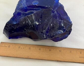 Early 20th Century Large Light Blue Slag Glass Cullet - Etsy