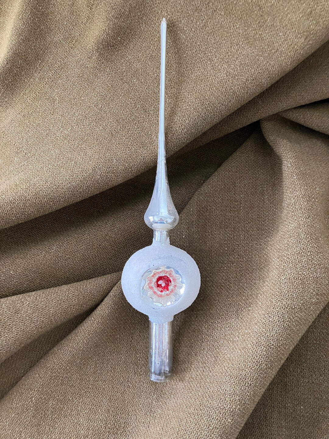 Shiny Brite Mercury Glass Tree Topper - Etsy