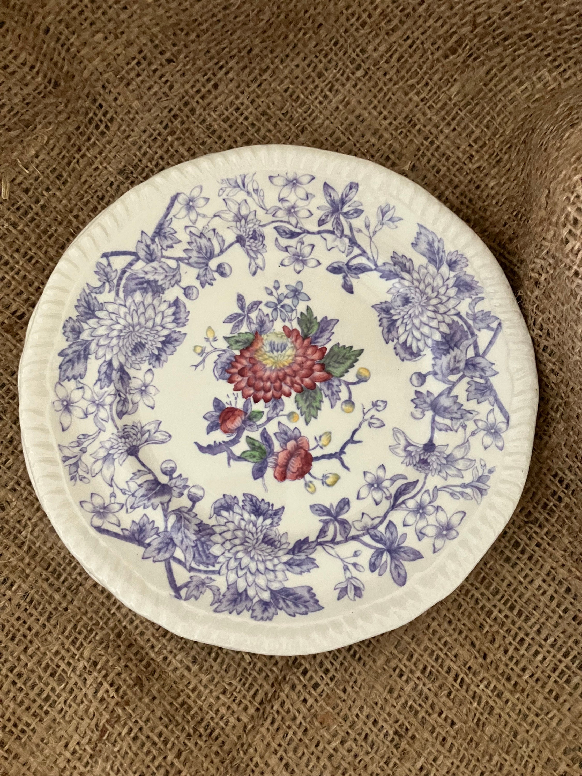 Copeland/spode Bread and Butter Plates Spode's Aster Pattern - Etsy