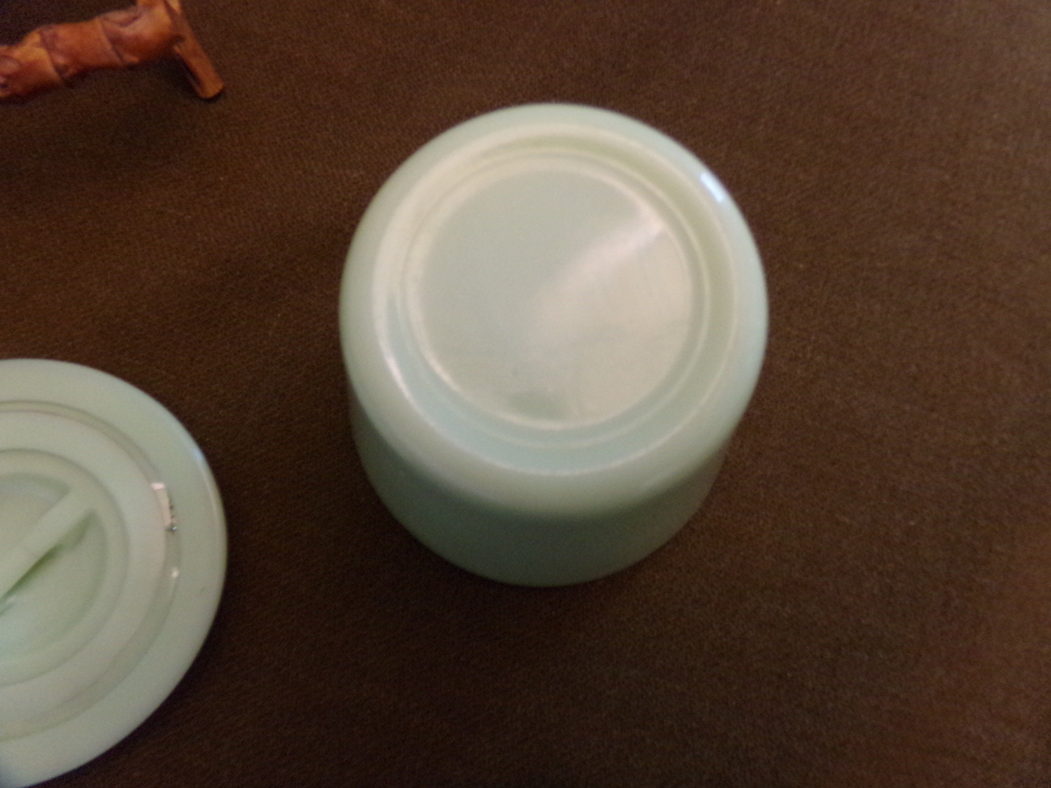 Vintage Jadeite Covered Container - Etsy