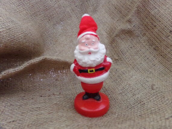 Vintage Bobblehead Santa - Etsy