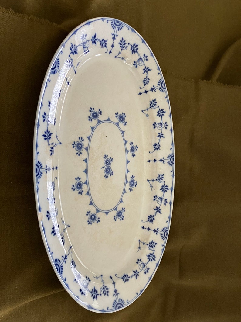Vintage Minton Danish Pattern Platter and Meat Drainer-strainer Set C ...