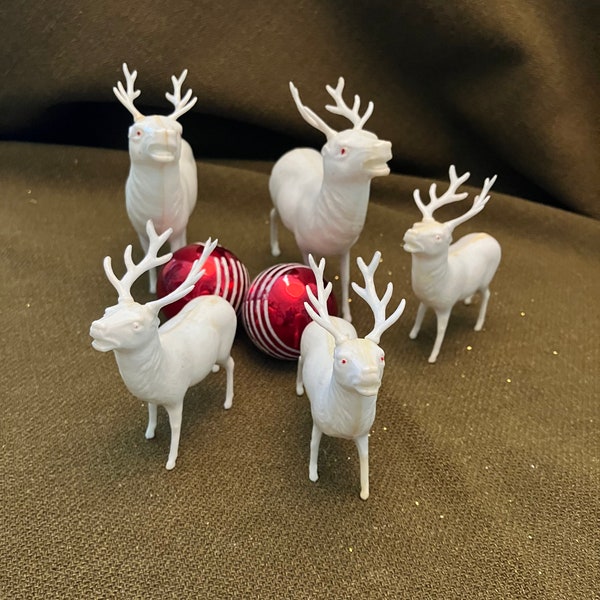 Plastic Reindeer - Etsy
