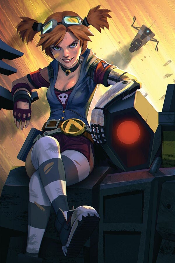 Borderlands 2 Gaige the Mechromancer Art Print Poster PAX West | Etsy
