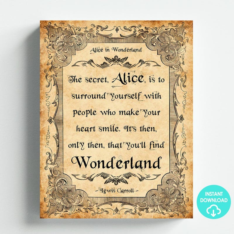 Alice in Wonderland Signs - Etsy