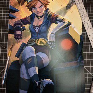 Borderlands 2 Gaige the Mechromancer Art Print Wall Art by Artist ...