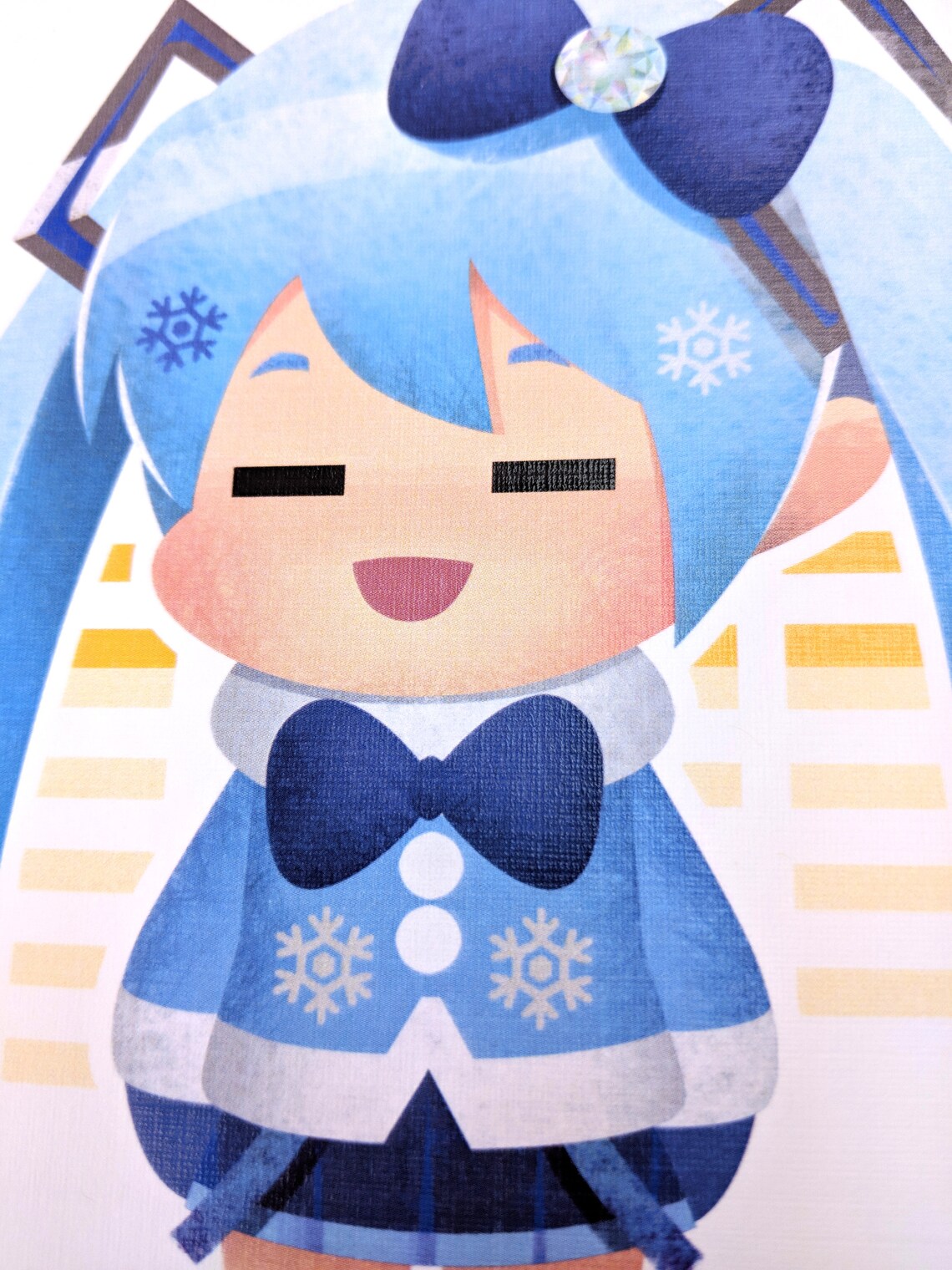 8x8 Hatsune Snow Miku Christmas Vocaloid Poster Print on | Etsy