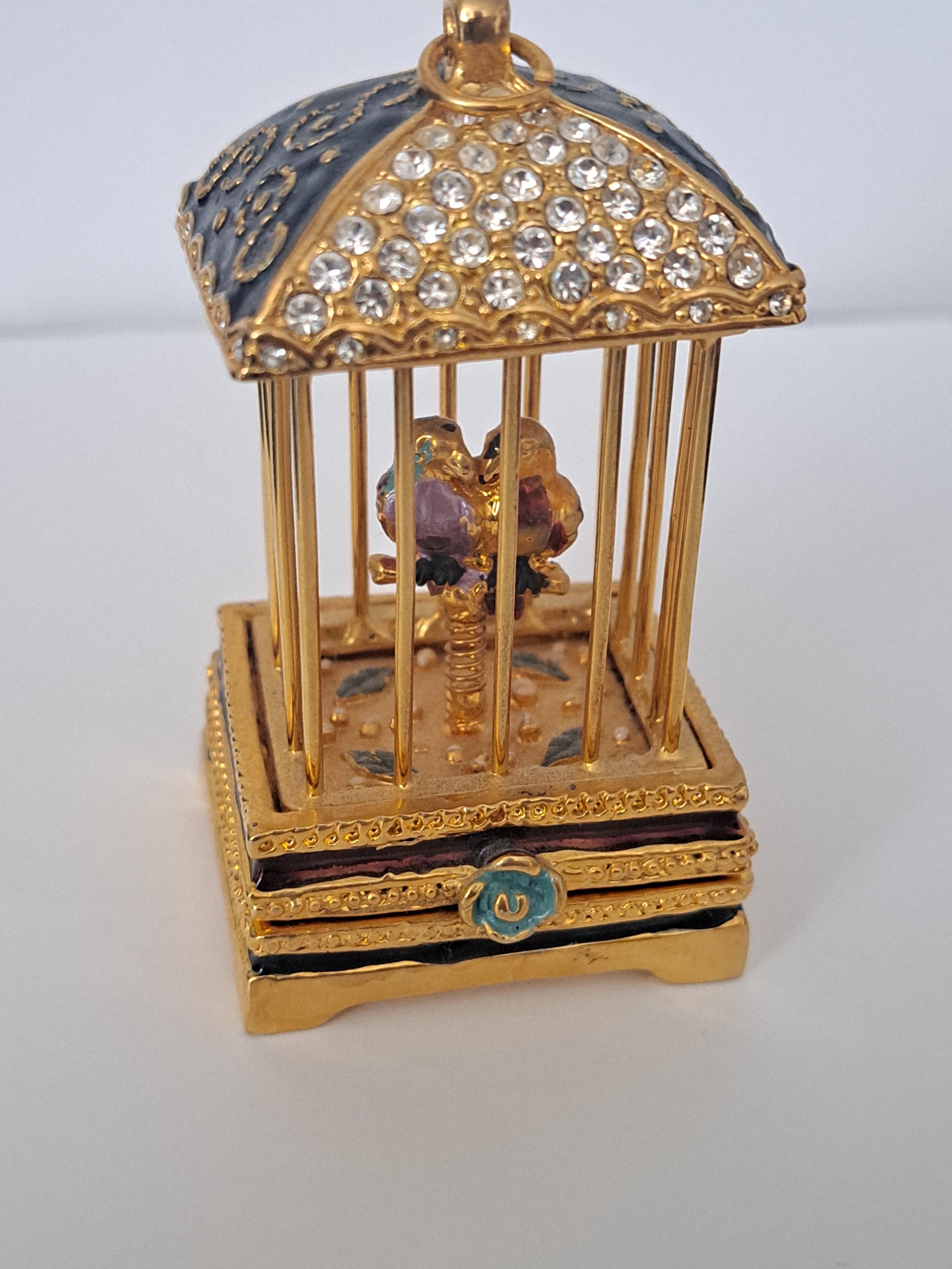 Rucinni Birdcage Trinket Box With Trembling Lovebirds - Etsy