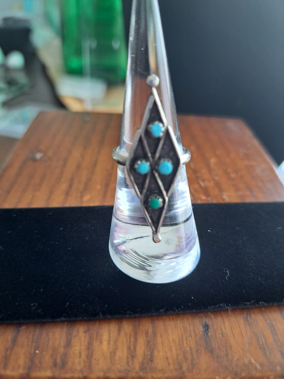 Zuni native american barrette - Gem