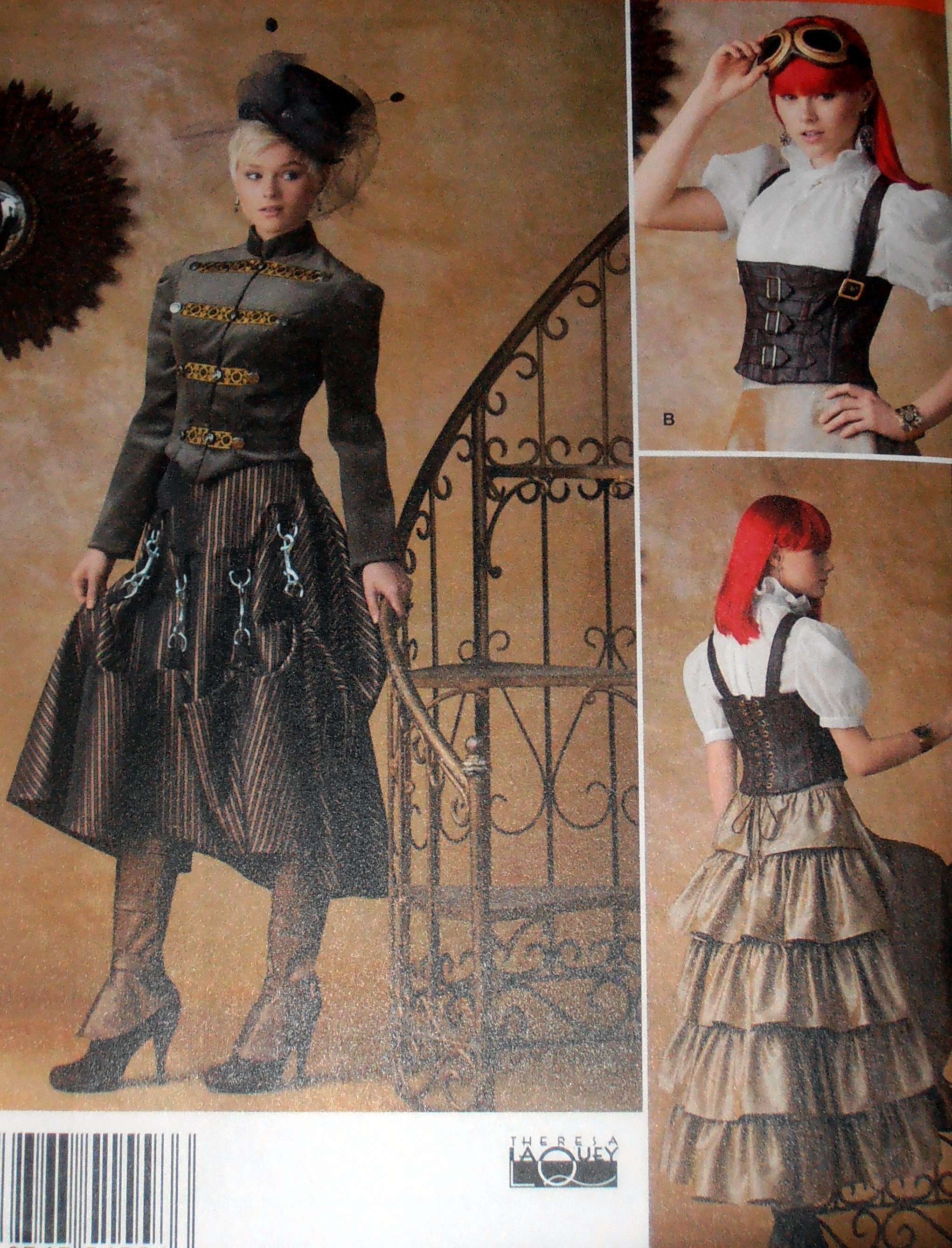 Steampunk Costumes Simplicity 1558 Skirt Size 6 12 | Etsy