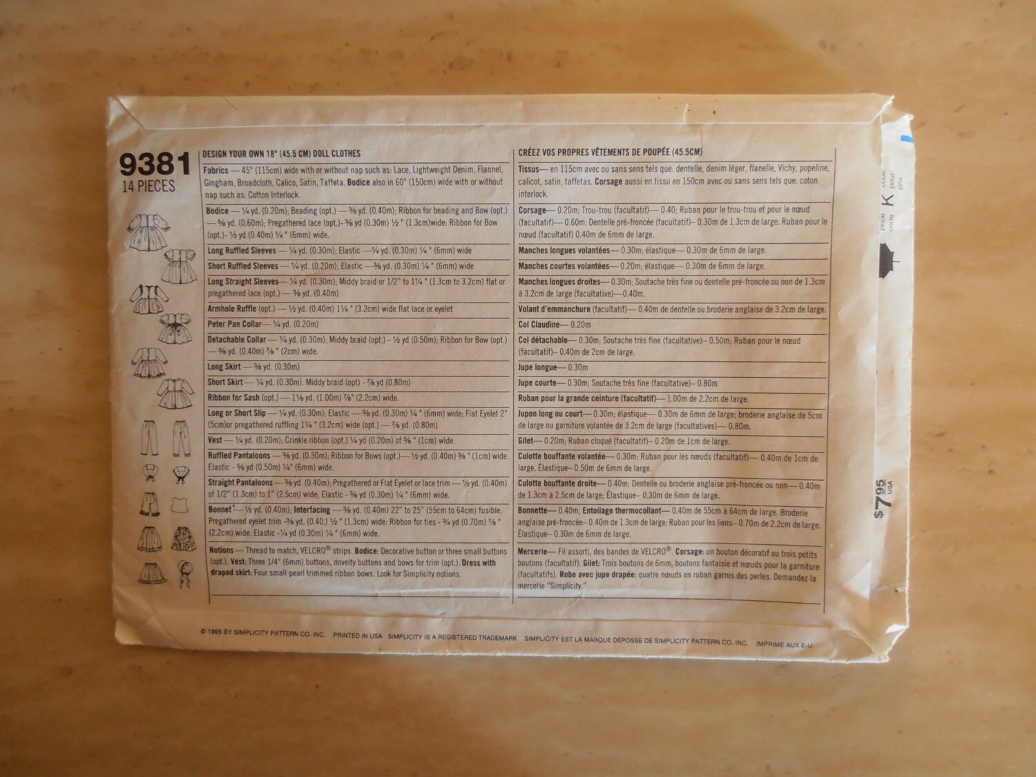 18 in Doll Clothes, Simplicity 9381, Doll Dresses, Design Your Own Doll ...