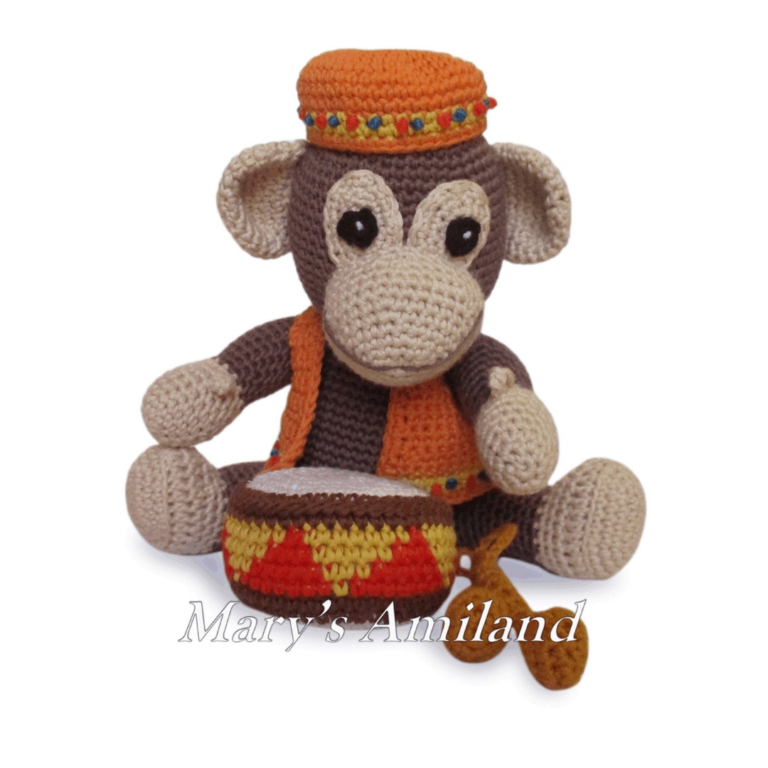 Arthur Monkey the Ami - Amigurumi Crochet Pattern - Digital Download - Etsy