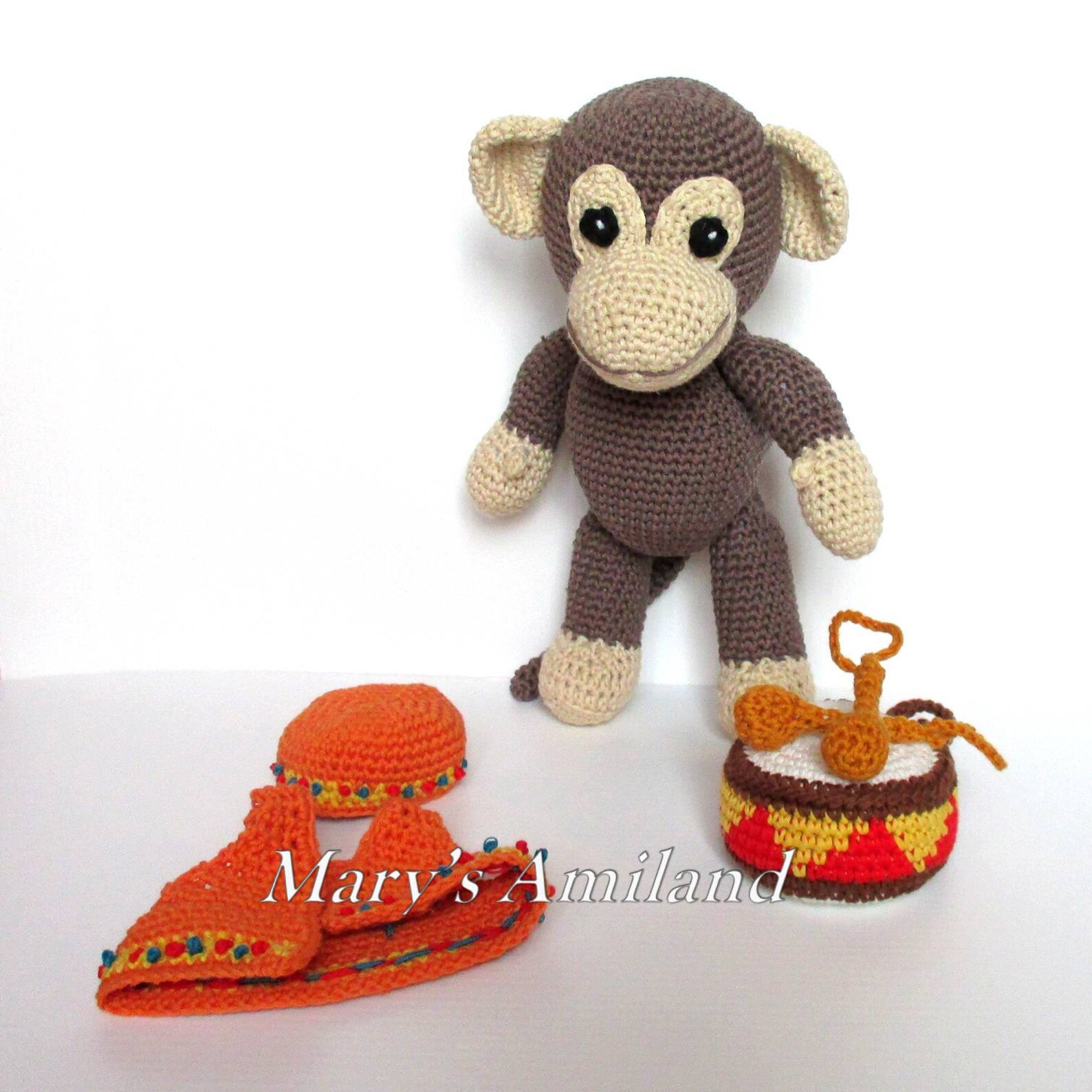 Arthur Monkey the Ami Amigurumi Crochet Pattern Digital - Etsy
