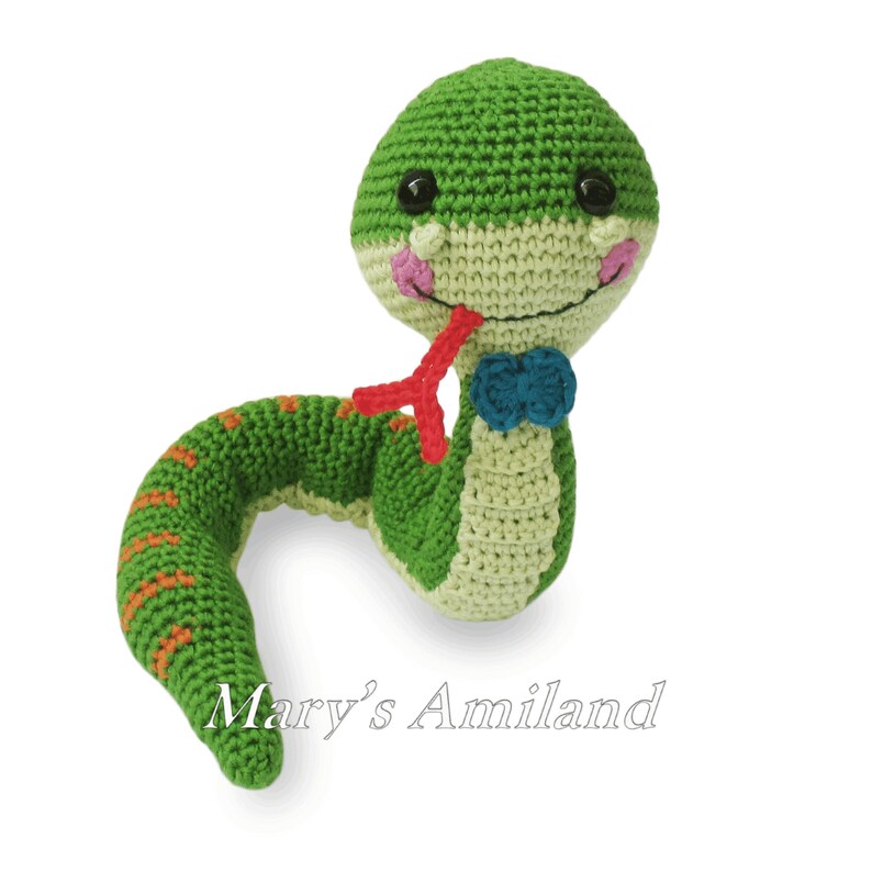 Tommy Snake The Ami Amigurumi Crochet Pattern / schema | Etsy