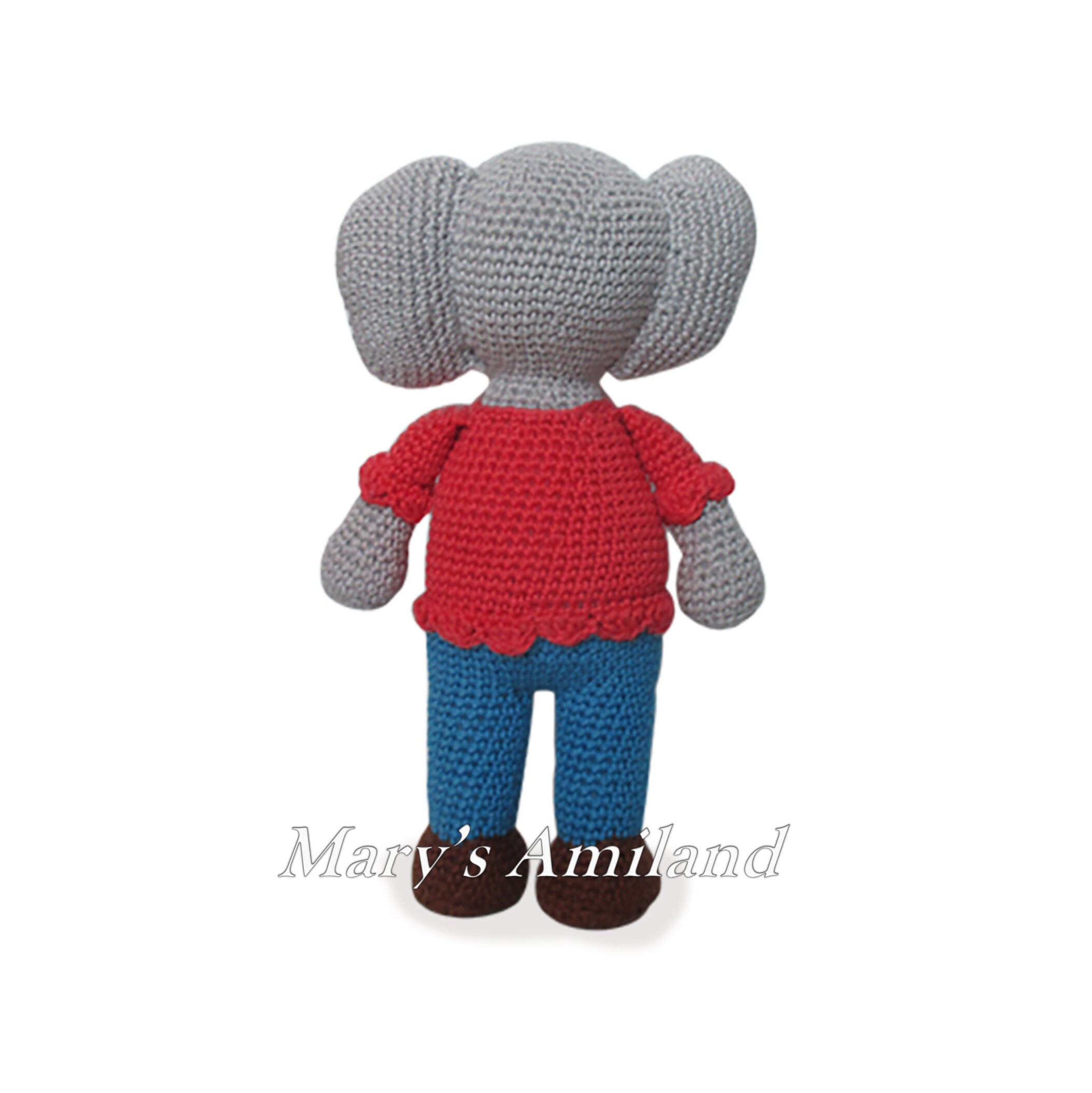 Gwendy Elephant the Ami Amigurumi Crochet Pattern Digital Download - Etsy