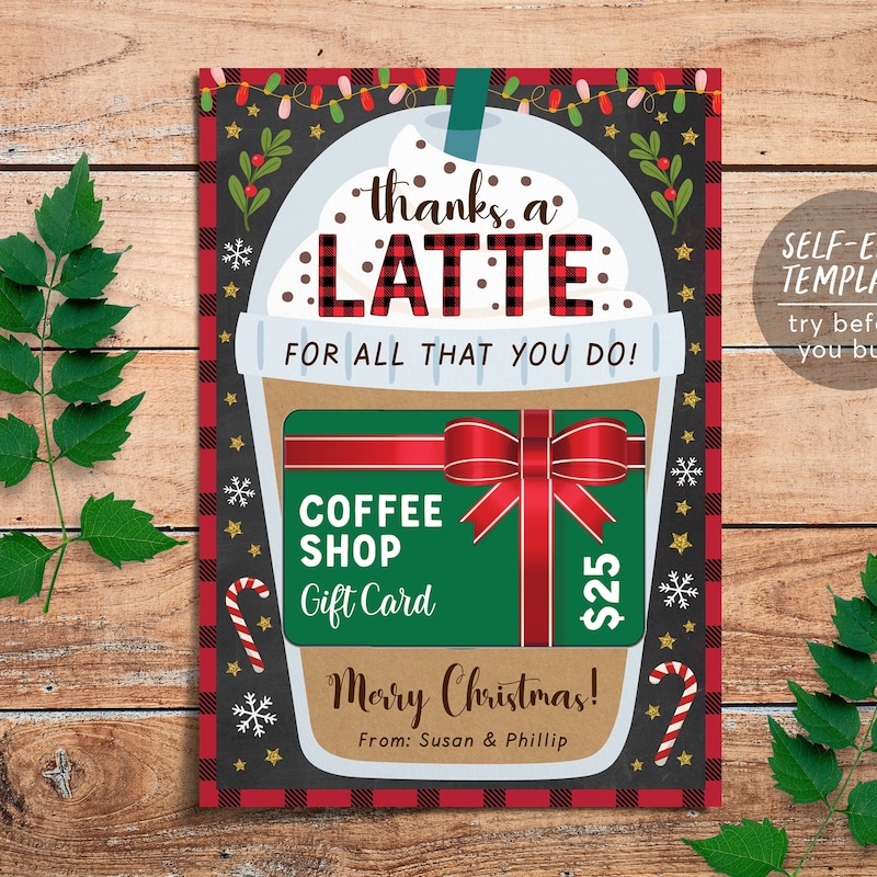 Thanks a Latte - Etsy