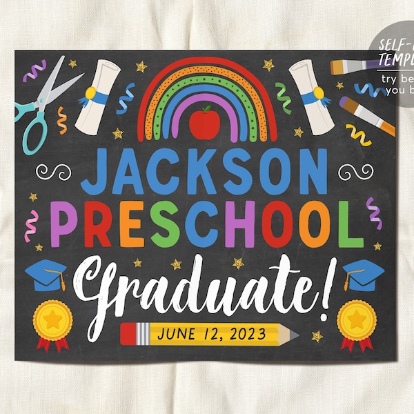 Graduation Chalkboard - Etsy