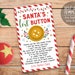 Santa's Lost Button Tag Editable Template, Christmas Lost Button Tag ...