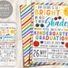 Kindergarten Graduation Invitation Editable Template, Preschool Class ...