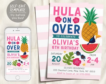Hula on Over Party - Etsy