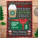 Christmas Coffee Gift Card Holder Editable Template, Holiday Funny ...
