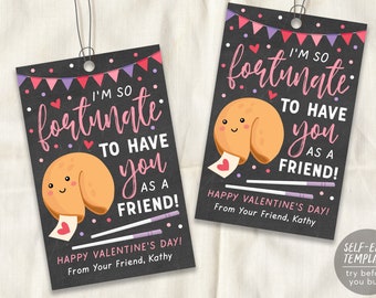 Valentine's Day Treat Tag Valentine Appreciation Gift Tags - Etsy