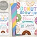 Donut Welcome Sign Girl Donut Party Editable Template, Birthday Party ...