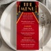 Red Carpet Dinner Menu Editable Template, Hollywood VIP Pass Sweet ...