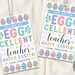 You Are Eggcellent Teacher Appreciation Gift Tag Editable Template ...