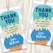 Ice Cream Birthday Party Thank You Gift Tag Editable Template, Ice ...